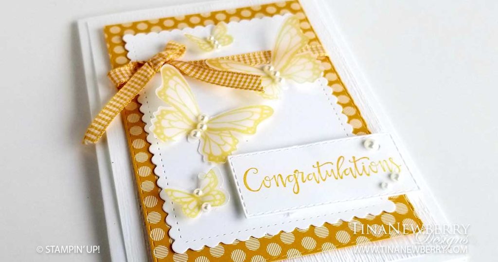 Butterfly Congratulations – Tina Newberry Designs